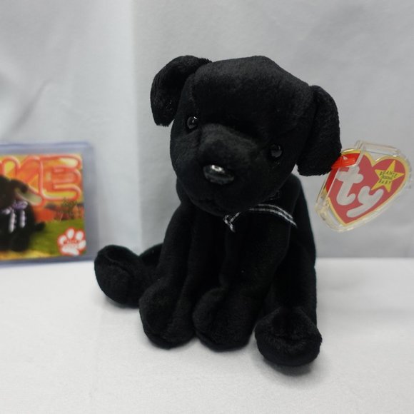 Ty | Toys | Vintage Ty Beanie Babies Luke The Black Labrador Retriever ...